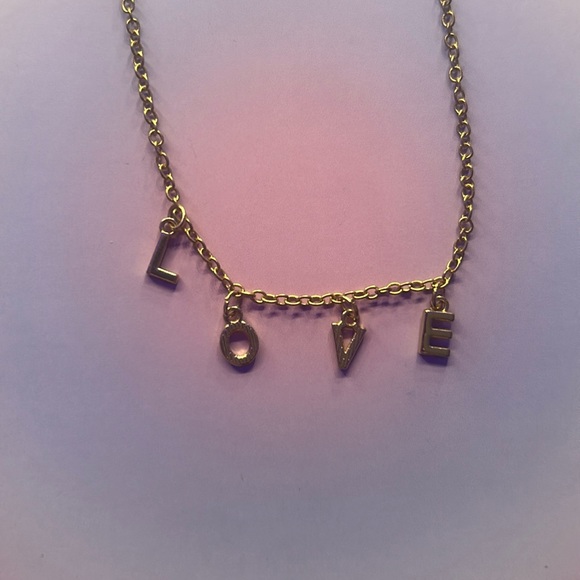 Jewelry | Gold Love Choker | Poshmark